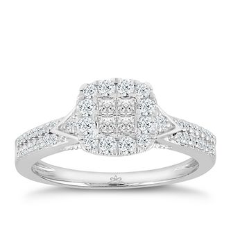 H Samuel Princessa Engagement Ring 2024 www.alhudapk